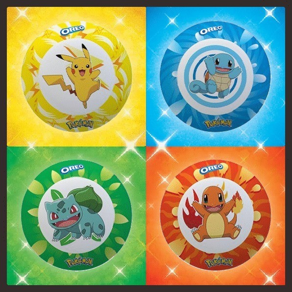 Jual Piring Oreo Pokemon Pikachu Bulbasaur Charmander Squirtle | Shopee ...