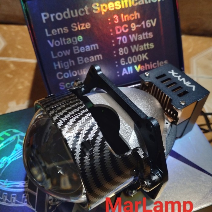 Jual Biled Vinyx Vr1 3Inch 70/80Watt Bluelens Dual Prism | Shopee Indonesia