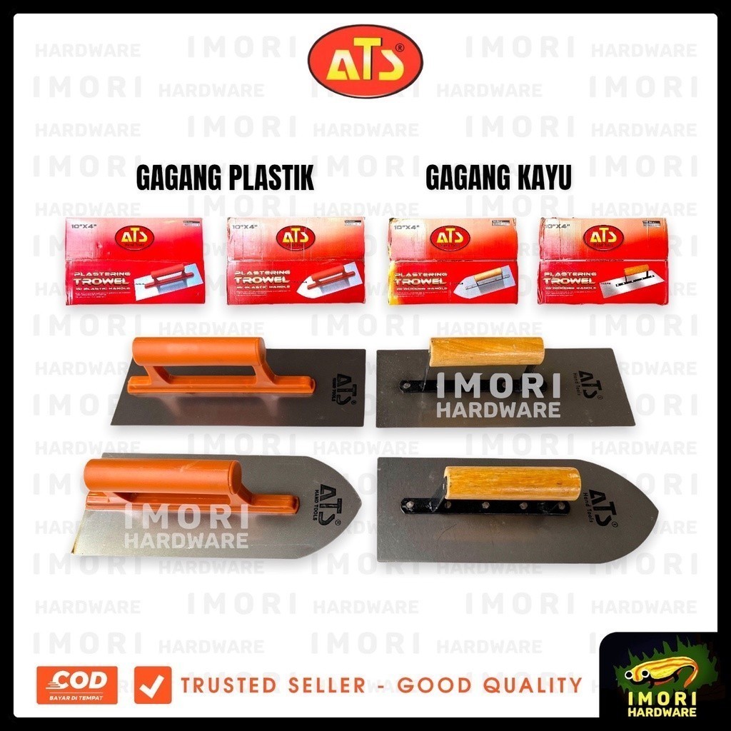 Jual ATS Cetok Plastering Trowel Papak Lancip 10 x 4 Roskam Raskam ...