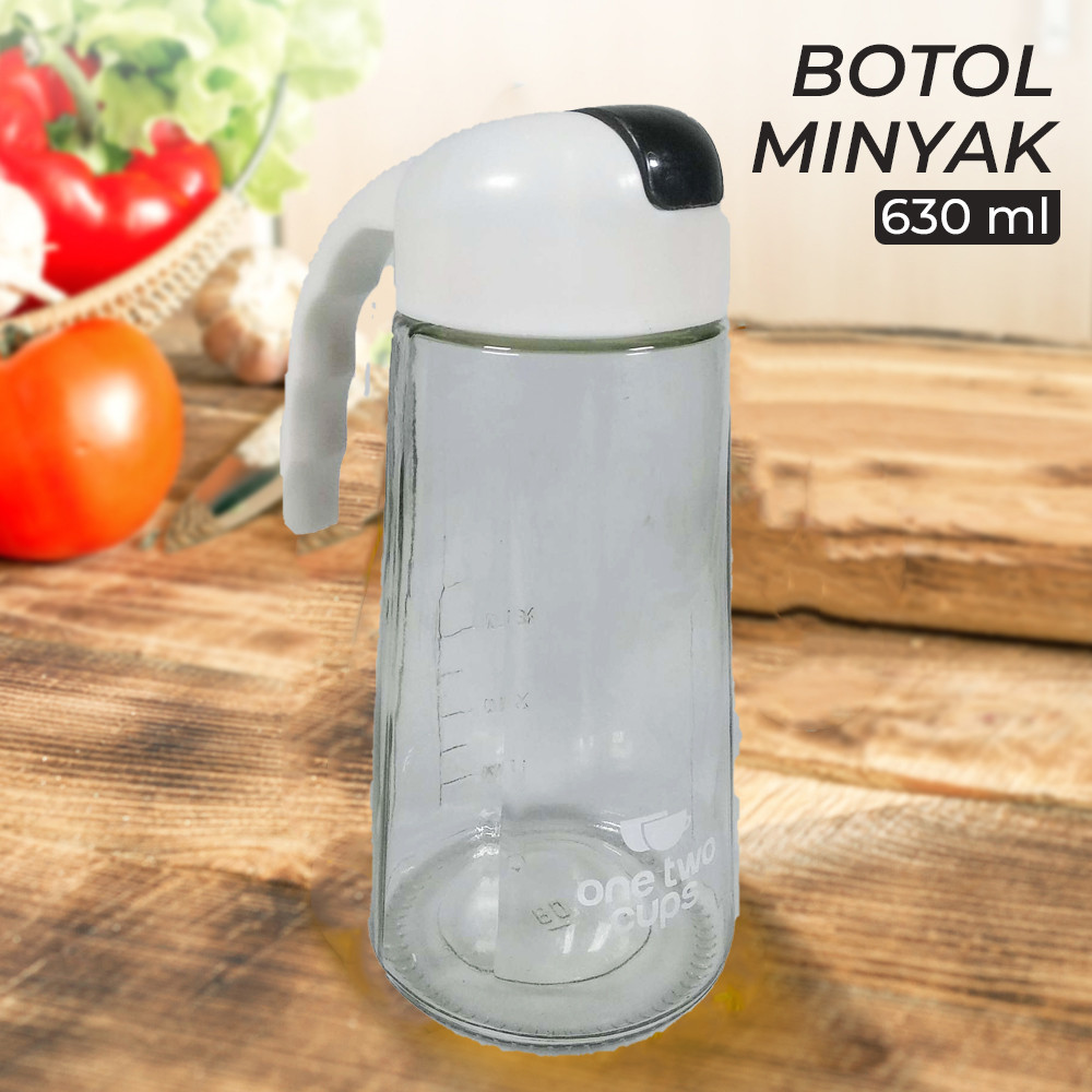 Jual Botol Minyak Serbaguna Seasoning Glass Jar 630ml - CY180 | Shopee ...