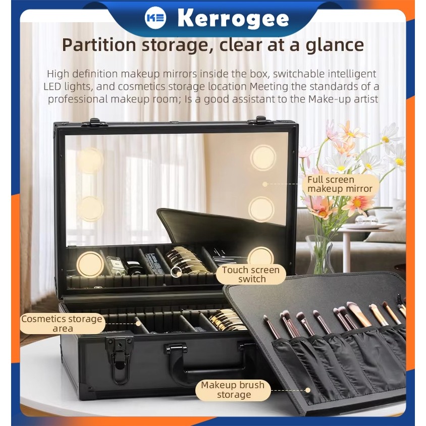 Jual Readybeauty Maeup Cae Led Full Maeup Lampu Led Maeup Artit Bag ...