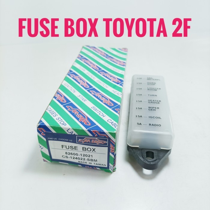 Jual Fuse Box Toyota 2F Rumah Sekering Toyota FJ40 Merk Carshow Taiwan ...