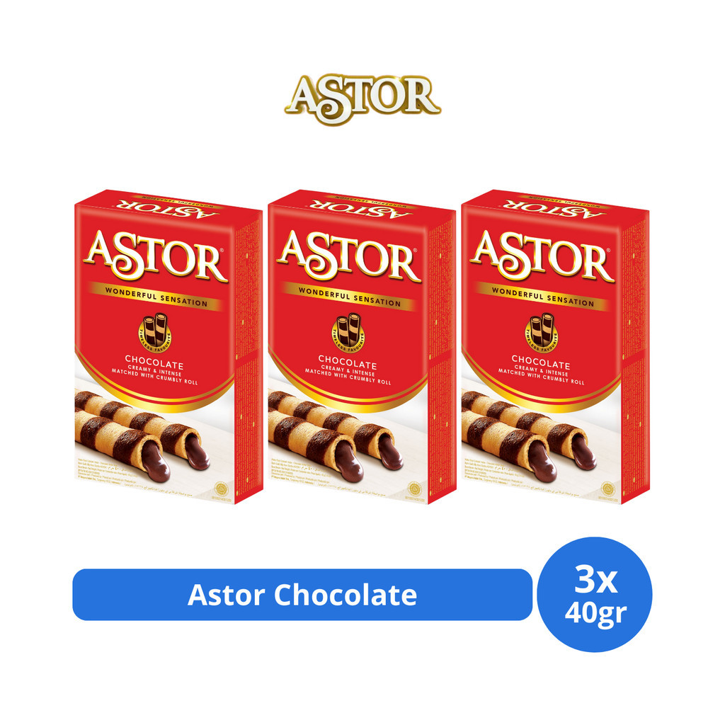 Jual Astor Chocolate 40gr x 3 pcs | Shopee Indonesia