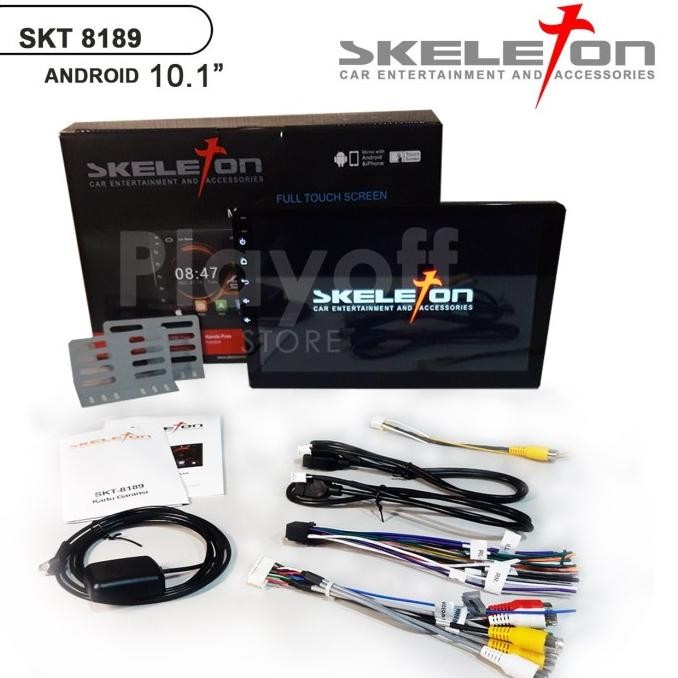 Jual 2 Din Head Unit Android 10 Inch Skeleton 8189 Double Din Bluetooth ...