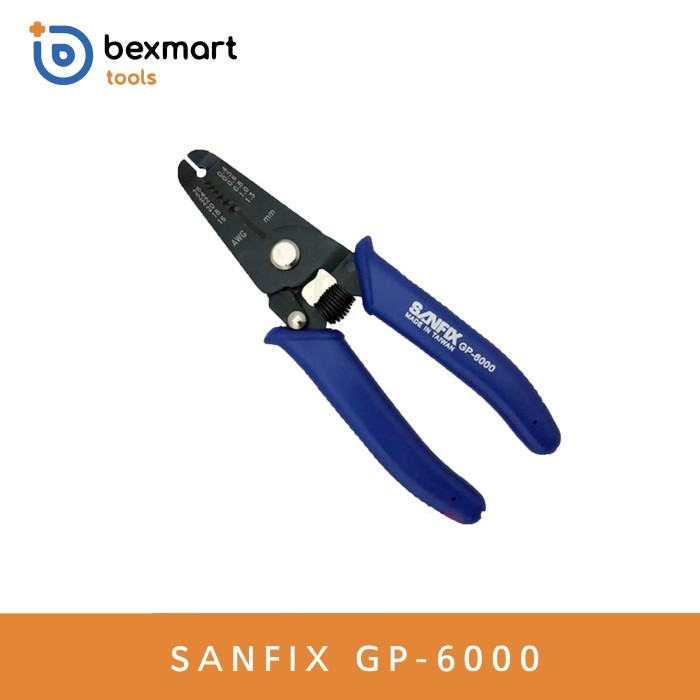 Jual Jual Tang Kupas Kabel Sanfix Gp-6000 (Wire Stripper Plier) | Shopee Indonesia