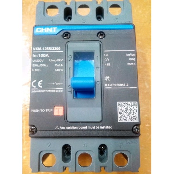 Jual Gercep Mccb Chint Nxm-125S 25Ka 3P 80A 100A 125A | Shopee Indonesia