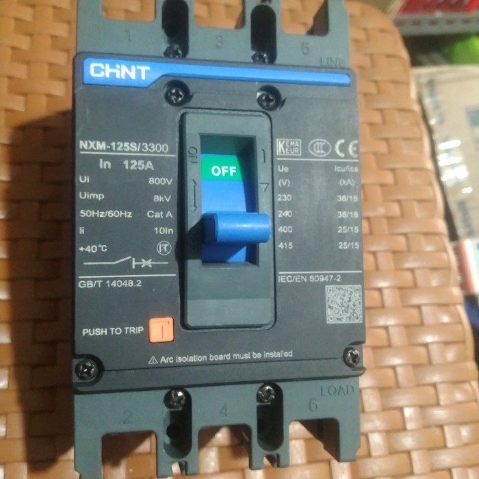 Jual Promo Breaker Mccb Chint 100A/80A 3P | Shopee Indonesia