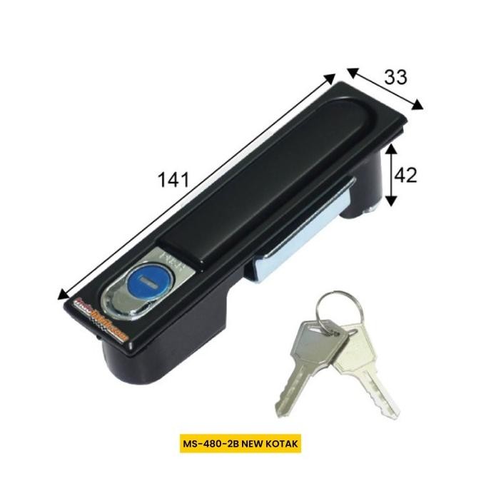 Jual Kunci Panel Listrik Ms480 (New) Push Lock 33X141Mm Haitan ...