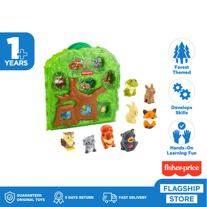 Jual Little People 2-in-1 Display Case & Playset Forest Theme - Mainan ...