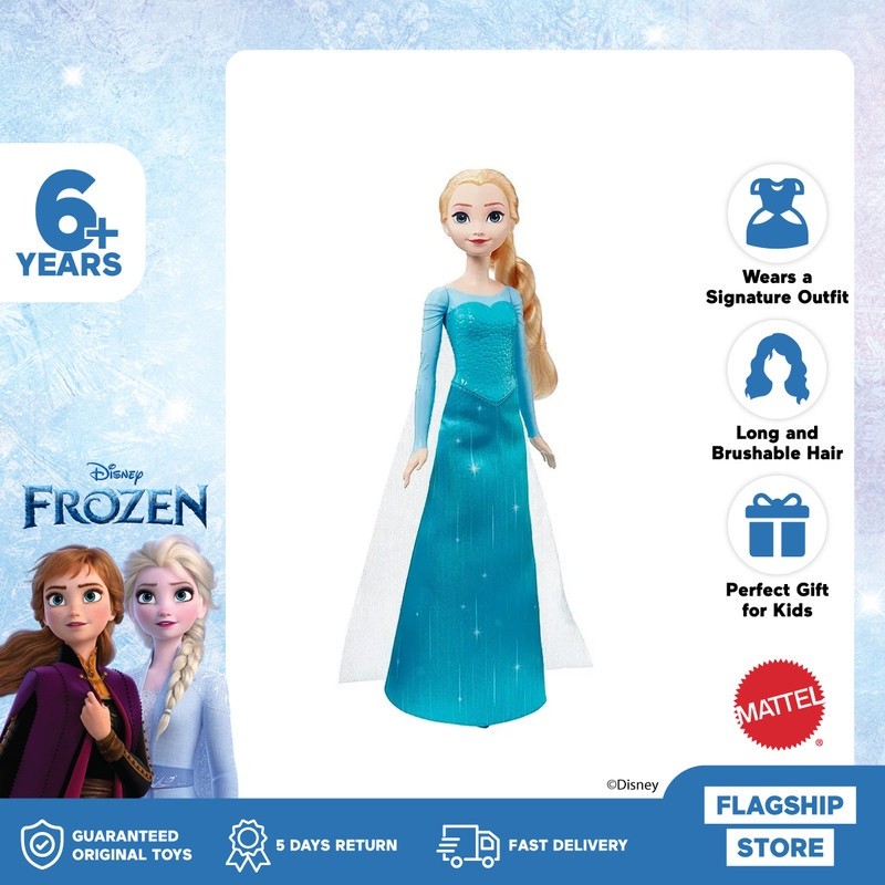 Jual Disney Frozen Elsa Basic Doll - Mainan Boneka Anak Perempuan | Shopee Indonesia