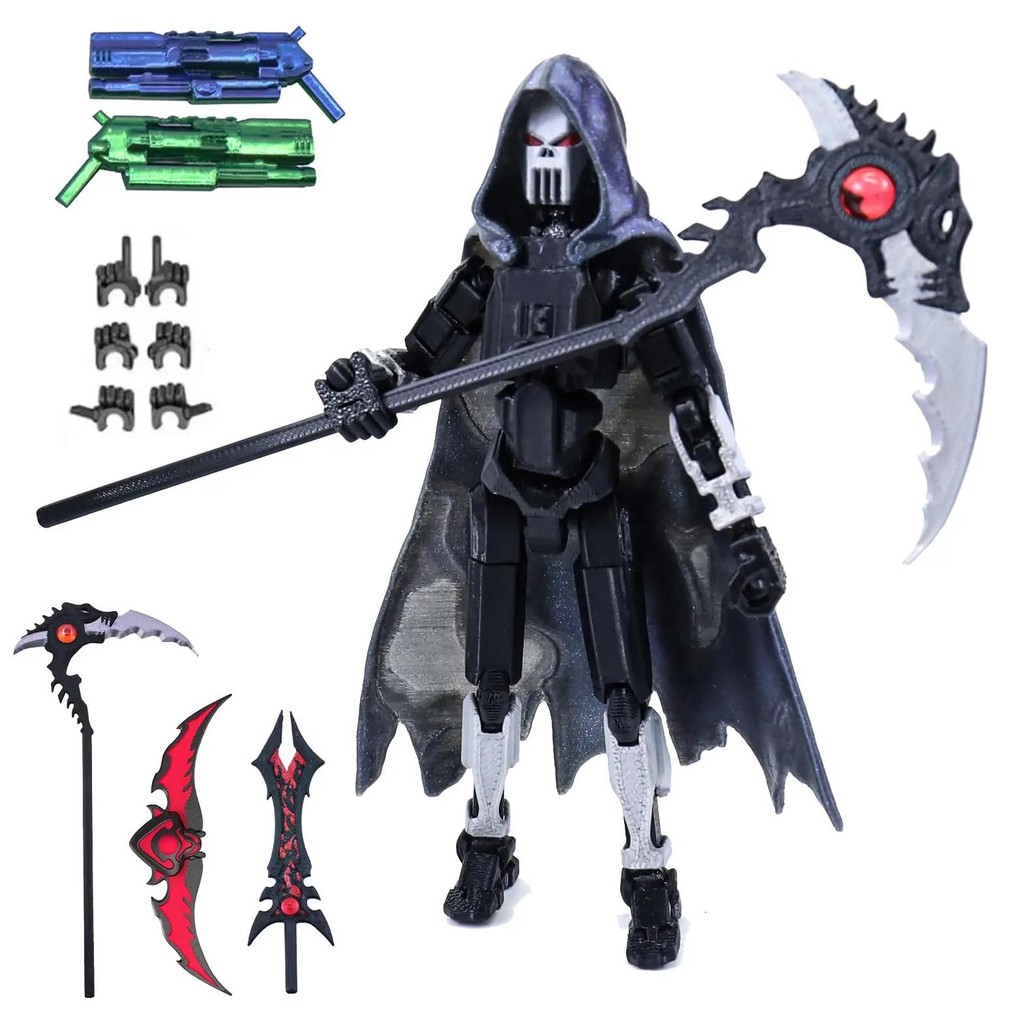 Jual (assembly completed) t13 action figure set,dummy 13,death skeleton ...
