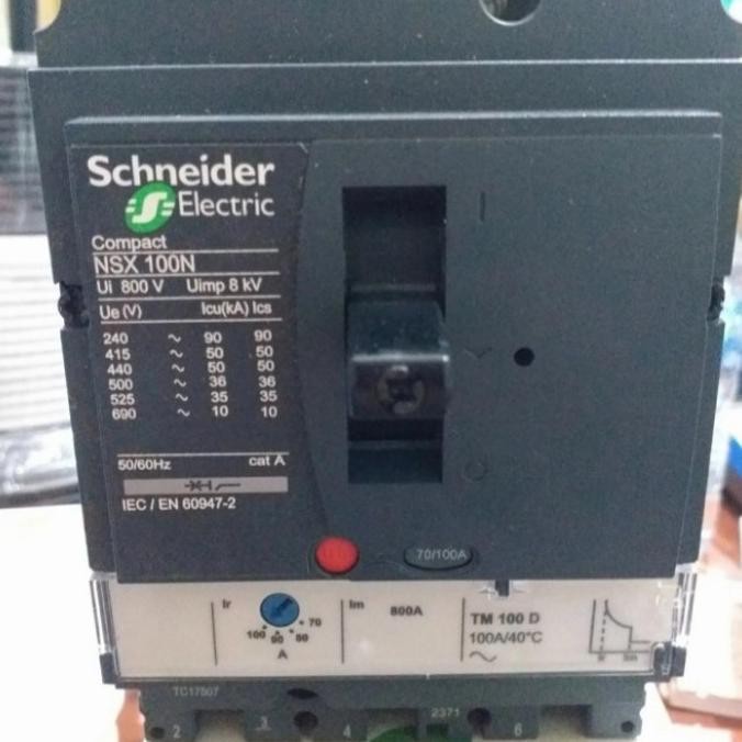 Jual MCCB Schneider NSX 100N 3P 16A/25A/32A/40A/50A/63A/80A/100A | Shopee Indonesia