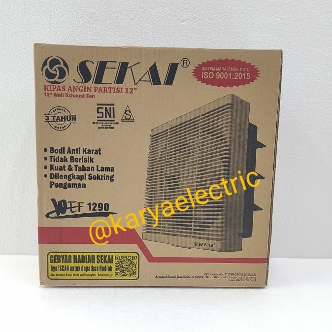 Jual CUCI GUDANG EXHAUST FAN DINDING / TEMBOK SEKAI W 1290 12" | Shopee ...
