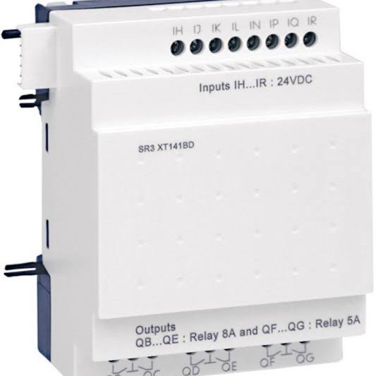 Jual schneider zelio logic smart relay SR3XT141BD / SR3 XT141BD / SR3 ...