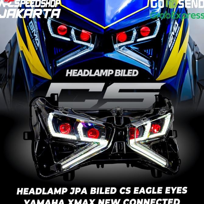 Jual Lampu Depan Headlamp Reflektor Projie Projector Biled Billed Matrix Demon Devil Eyes With ...