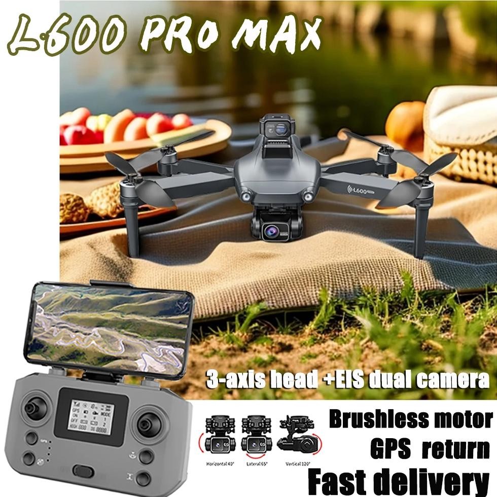 Jual lyzrc l600 pro max gps professional drone 3-axis ptz 8k hd dual ...