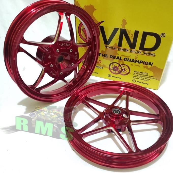 Jual VELG VND V SPEED 185x14 & 215x14 Mio karbu, Mio sporty Model King ...
