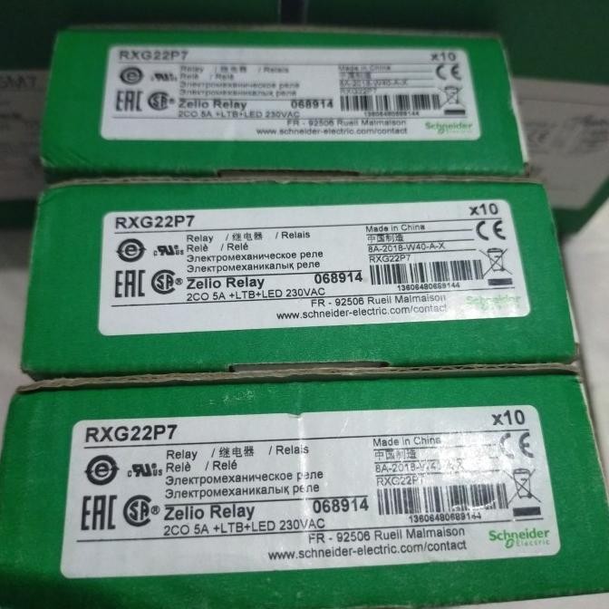 Jual Promo RELAY SCHNEIDER RXG22P7 2CO 5A 230VAC COD | Shopee Indonesia