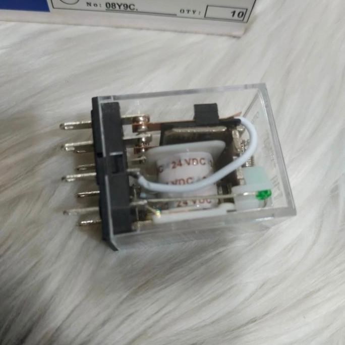 Jual Promo relay Omron original my2n 24vdc 8kaki satu set socket/Relay ...