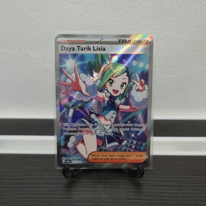 Jual Pokemon TCG Indonesia Trainer Daya Tarik Lisia SV8s 227/182 SR | Shopee Indonesia