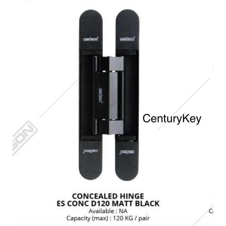 Jual Engsel Hinge Dekkson Concealed D120 Engsel Tanam Pintu Invisible ...