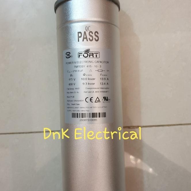 Jual Capacitor/Capasitor/Kapasitor Merk Fort 10Kvar 10 Kvar 415V | Shopee Indonesia