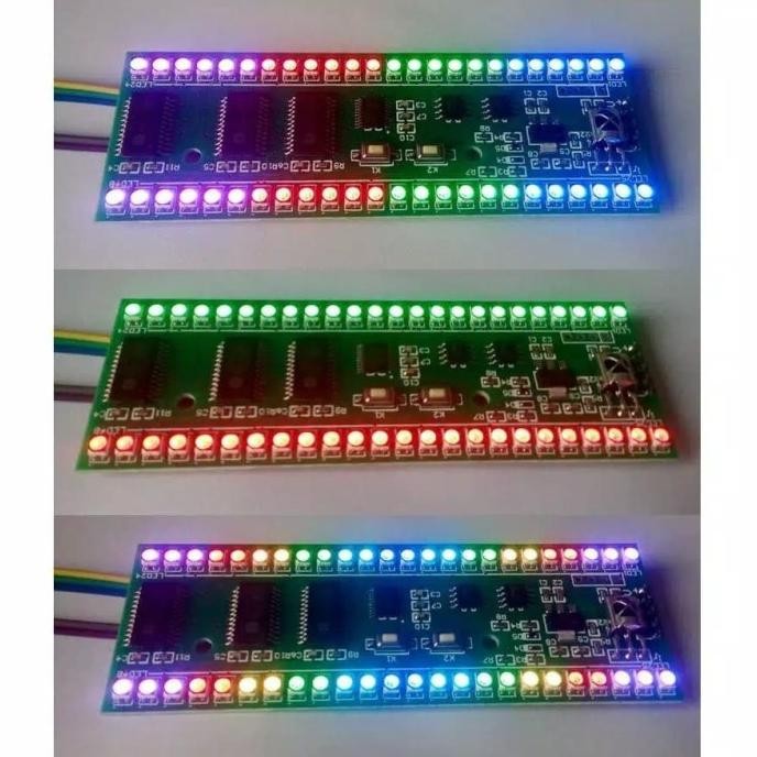 Jual Led Vu Meter Rgb Stereo / Spectrum Audio Level Indikator Amplifier ...