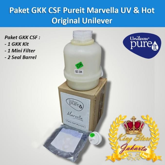 Jual Paket CSF Filter GKK Pureit Marvella UV dan Hot Original | Shopee ...