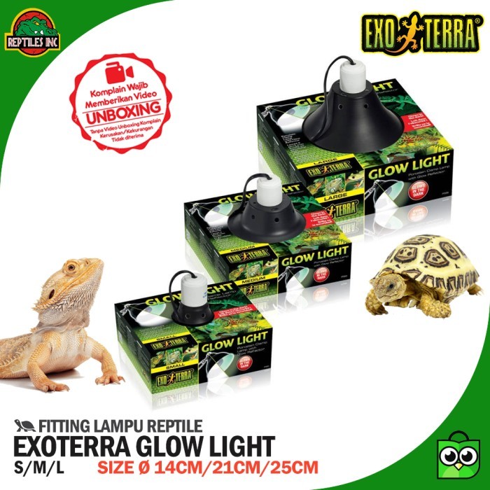 Jual Sale Exoterra Glow Light Large Fitting Lampu Dome Jepit Reptil Utk Uva Uvb | Shopee Indonesia