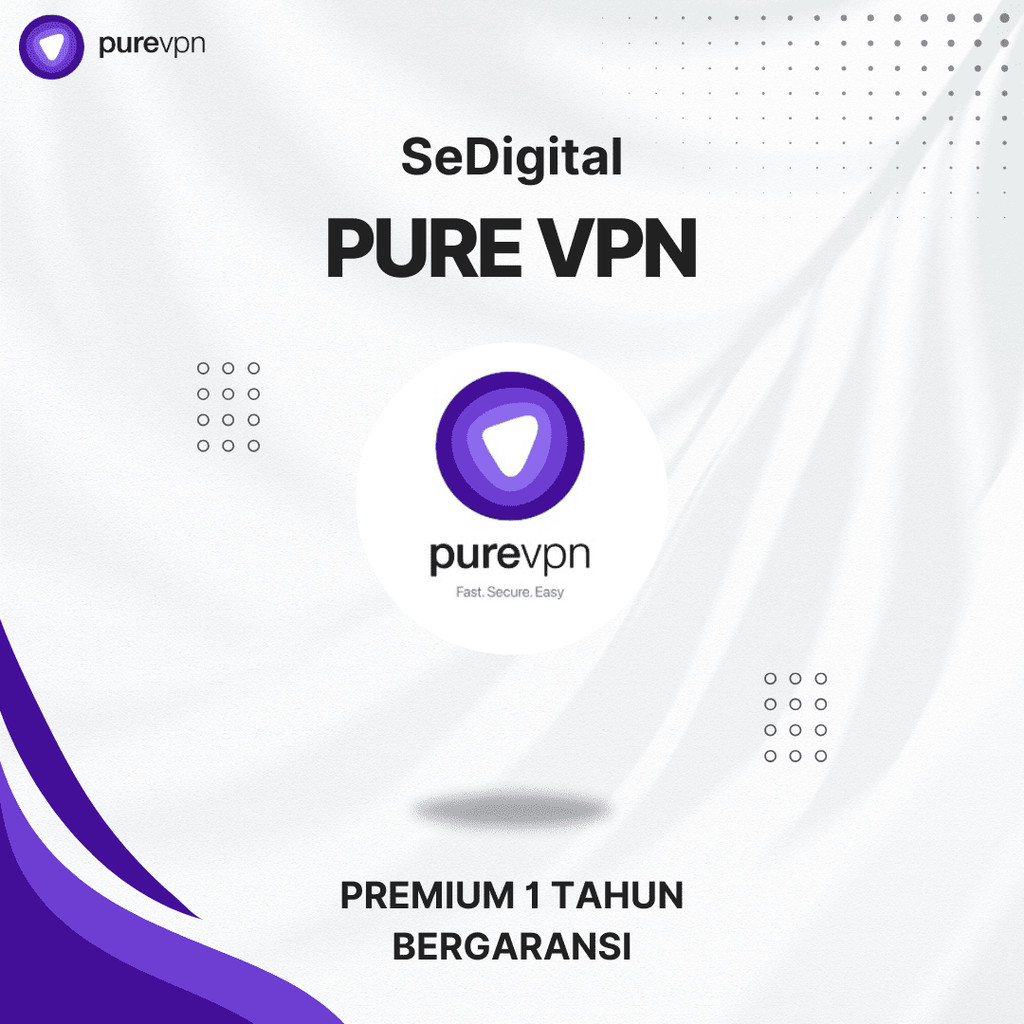 Jual PureVpn Pure Vpnn Premium 1 Tahun Full Garansi Full Aktifasi | Shopee Indonesia