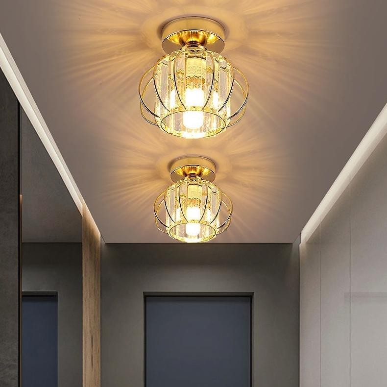 Jual olp GL FREE Bohlam 3 Warna Lampu Kistal Lampu Model Lampion Plafon ...