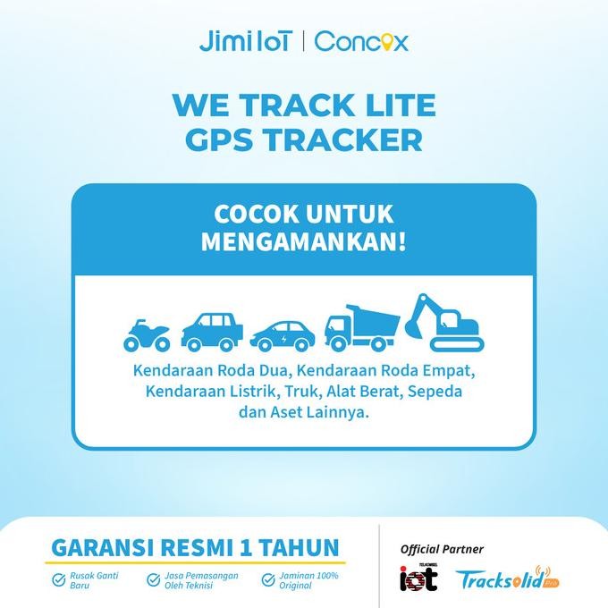 Jual CONCOX GPS TRACKER WETRACKLITE H700 MOBIL MOTOR ORIGINAL ...