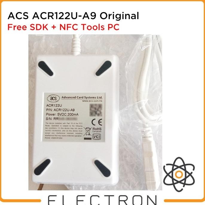 Jual TERLARIS - ACR122 ACR122U NFC RFID Reader Writer Smart Card Mifare FeliCa | Shopee Indonesia