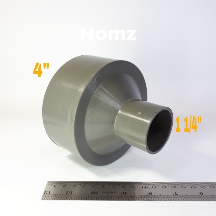 Jual TERBARU! Vlok Sok D 4 x 1 1/4" in inch/Plok Sock Pvc/Reducer Sok ...