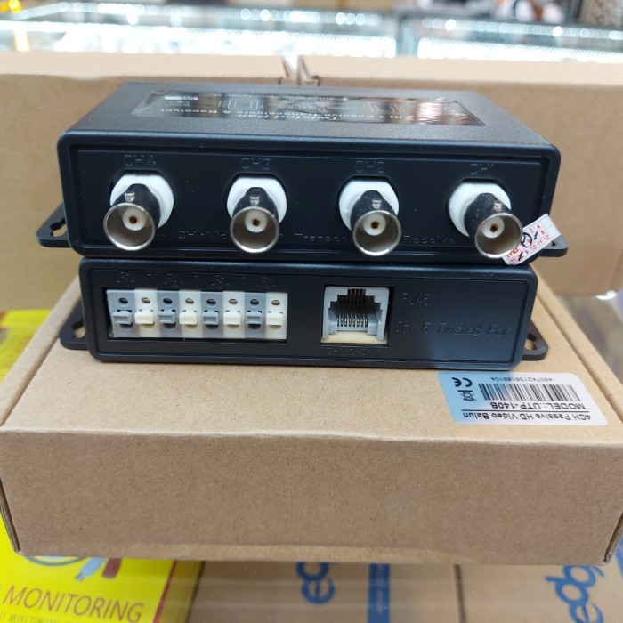 Jual Video Balun 4Ch Passive Utp Video Balun For Cctv Up To 5Mp ...