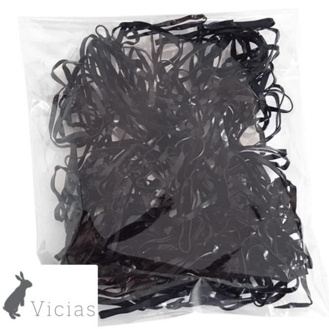 Jual pui 1kg - Ikat Karet Jepang Hitam / Karet Rambut Ukuran Besar ...