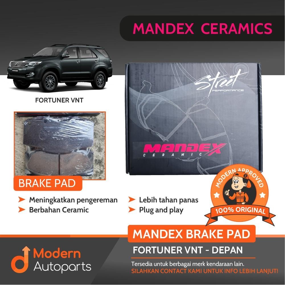 Jual Mandex Brake Pad / Kampas Rem Fortuner Vnt Plug And Play | Shopee ...
