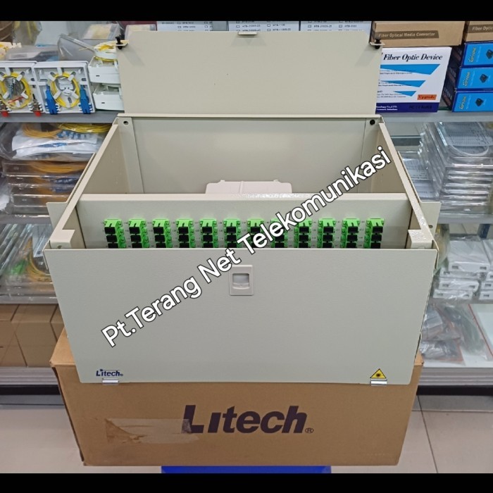 Jual OTB/ODF RACK 144 CORE LITECH + ADAPTOR SC APC | Shopee Indonesia