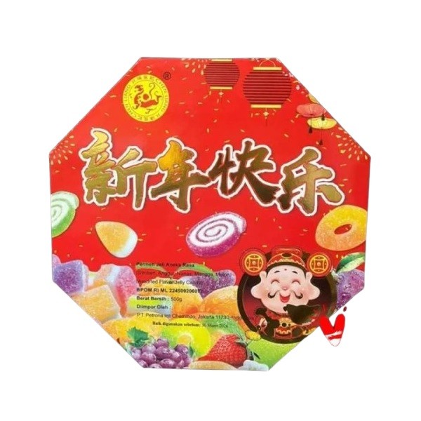 Jual CHEN LIANG JI PANCE KUO PAT KUO JELLY PERMEN ANEKA RASA 500 GR ...
