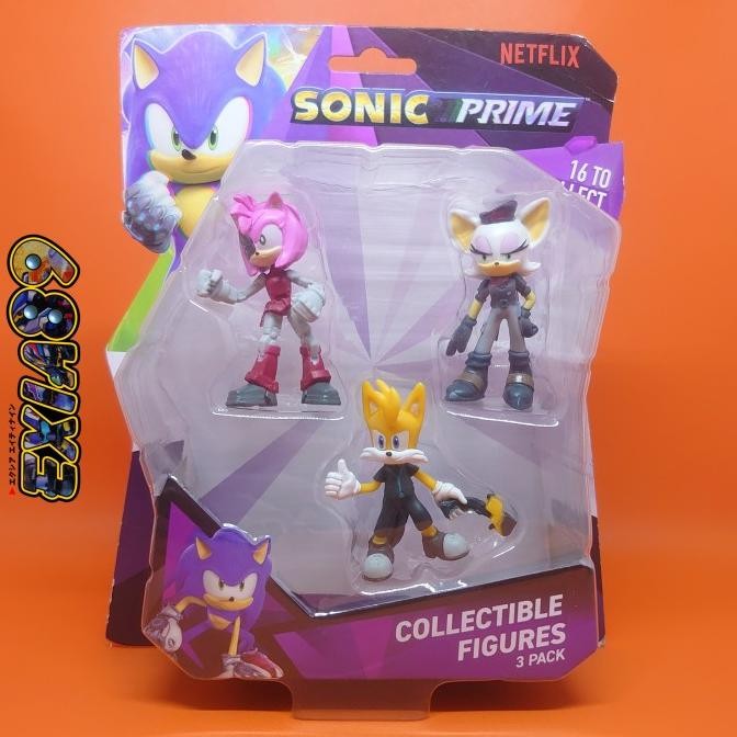 Jual SONIC PRIME COLLECTIBLE FIGURES 3 PACK - RUSTY ROSE, TAILS NINE ...
