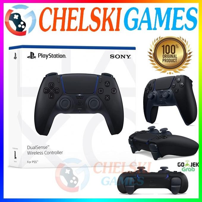 Jual Produk Baru!! SONY PS5 DualSense MIDNIGHT BLACK / Dual Sense / Controller / Stik PS5 ...