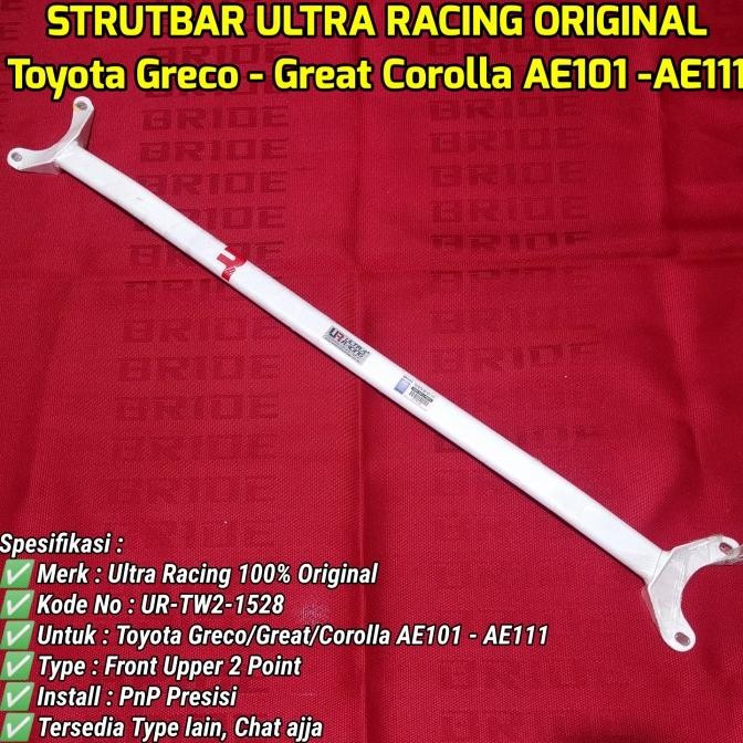 Jual Front Strutbar Toyota Greco - Great Corolla AE101 AE111 | Shopee ...