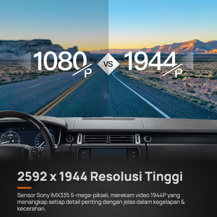 Jual 70MAI DASH CAM PRO PLUS A500S 1944P GPS ADAS SET(FRONT +REAR CAMERA) | Shopee Indonesia