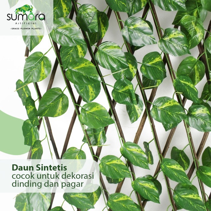 Jual Pagar Silang Daun plastik type Sri Gading | Shopee Indonesia
