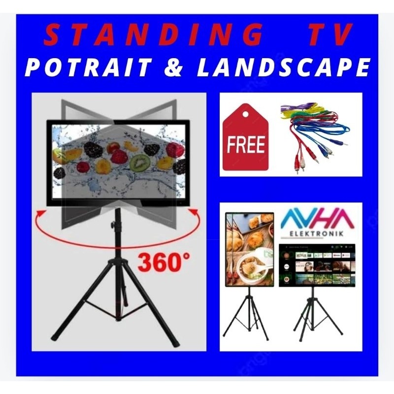 Jual ""FREE AUDIO OUT CABLE" bracket tv standing bracket stand tv ...