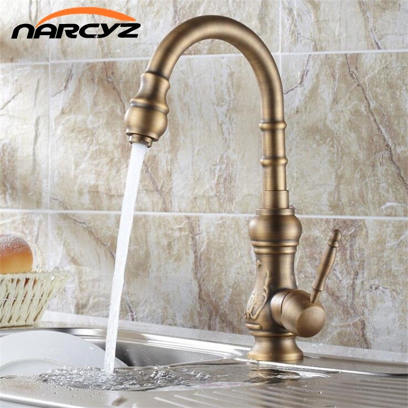 Jual Kitchen Sink Fauts Solid Brass Antique Bronze Sing | Shopee Indonesia