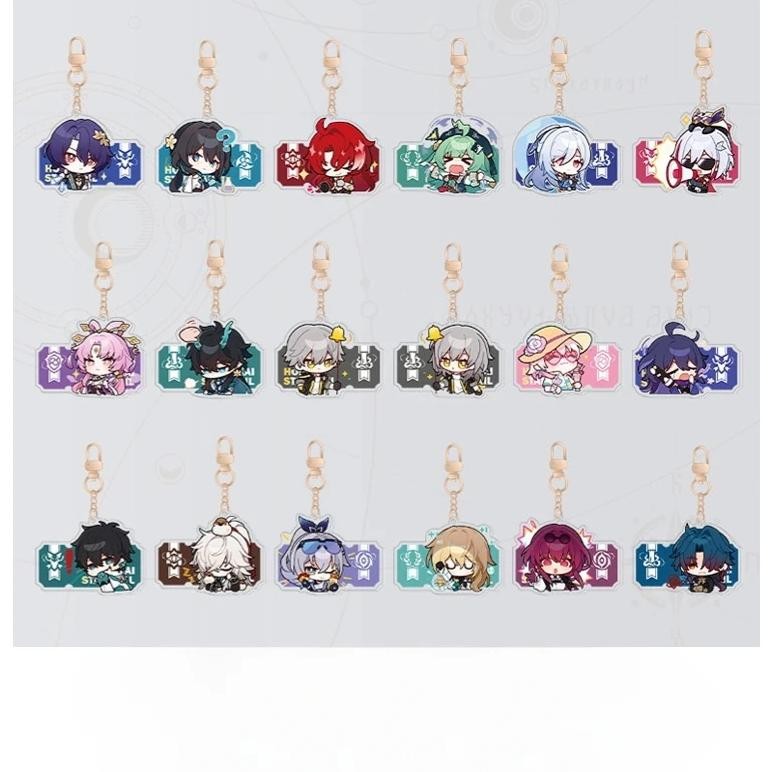 Jual Honkai: Star Rail Fantasy Figurines Acrylic Pendant Kafka Tingyun Jing Yuan Knife Pam ...
