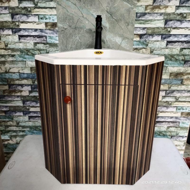 Jual Wastafel Sudut Gantung / Wastafel Gantung Kabinet / Wastafel Cuci ...
