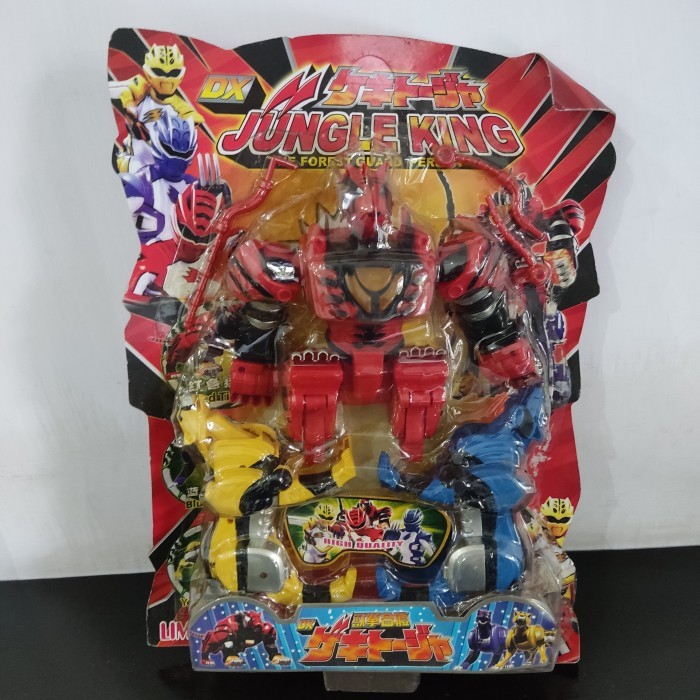 Jual Derty Mainan Jadul Robot Megazord Power Rangers Jungle Fury Kw ...