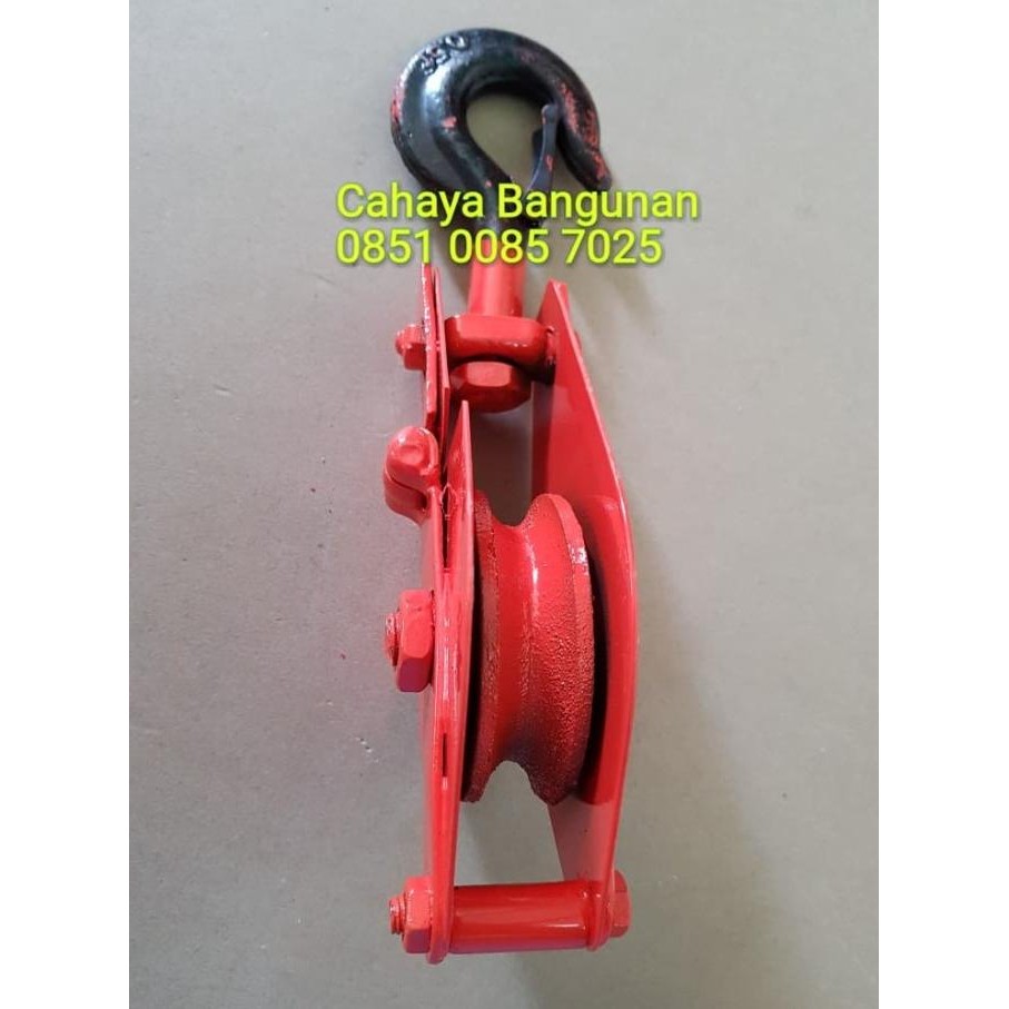 Jual Katrol Kerekan Besi Tukang Bangunan Kapal Barang Berat 500Kg 500 ...